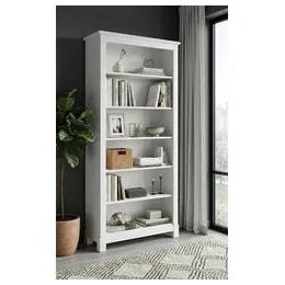 B&uuml;cherregal OTTO HOME "Rauna", wei&szlig;, B:96cm H:180cm T:38cm, Massivholz, Regale, B&uuml;cherregal, aus massiver Kiefer, Breite 96 cm, FSC zertifiziert