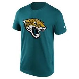 T-Shirt Fanatics "Fanatics T-Shirt Jacksonville Jaguars Primary Logo Graphic", Damen, Gr. XL, blau, 100% Baumwolle, Shirts T-Shirt
