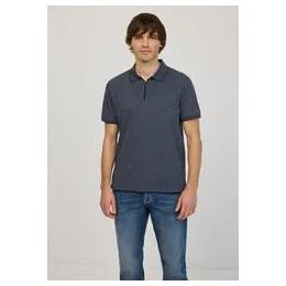 Poloshirt Street One MEN, Damen, Gr. M (40), schwarz ink blau, Web, 60% Baumwolle, 40% Polyester, unifarben, normal normal, hoch geschlossener Ausschnitt, B&uuml;ndchen, Shirts, im soften Baumwoll-Mix