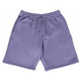 Sweatshorts DROPSIZE "Dropsize HEAVY EMBO SWEAT SHORTS", Herren, Gr. XL, US-Gr&ouml;&szlig;en, blau granite, 70% Baumwolle, 30% Polyester, unifarben, normal, Hosen Sweatshorts