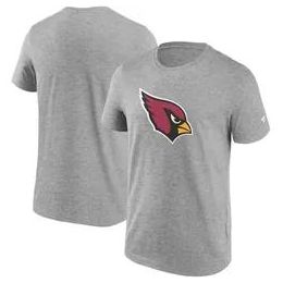 T-Shirt Fanatics "Fanatics T-Shirt Arizona Cardinals Primary Logo Graphic", Damen, Gr. XL, grau, 100% Baumwolle, Shirts T-Shirt