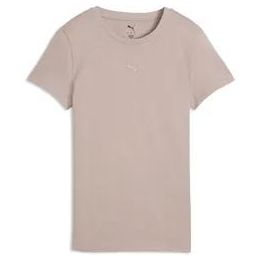 T-Shirt Puma "Essentials T-Shirt Damen", Damen, Gr. L, rose latte beige, Obermaterial: 100% Baumwolle. Kragen: 70% Baumwolle, 30% Polyester, clean, regular fit, Shirts T-Shirt
