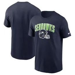 T-Shirt Nike "Nike T-Shirt Seattle Seahawks Nike Essential Team", Damen, Gr. XXL, blau, 100% Baumwolle, Shirts T-Shirt