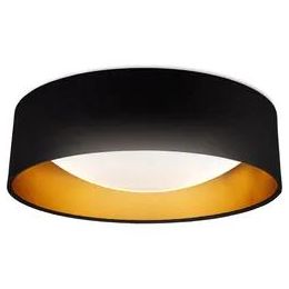 B.K.LICHT LED Deckenleuchte "BKL1451", schwarz, gold, Leuchten, LED Deckenleuchte