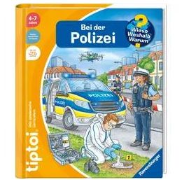 Kinderbuch Ravensburger "tiptoi Wieso? Weshalb? Warum? Bei der Polizei", bunt, B:24,5cm H:27,8cm, B&uuml;cher, Made in Europe