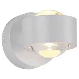 Sch&ouml;ner Wohnen LED Wandleuchte "CHIA", wei&szlig;, 2, H: 9,3cm, 1 Stk., SCH&Ouml;NER WOHNEN-KOLLEKTION, Leuchten, SCH&Ouml;NER WOHNEN Kollektion, Up- und Downlight, LED Wandleuchte