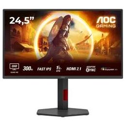AOC Gaming-Monitor "Q25G4SR", Energieeffizienz: F (A-G), schwarz, B:56,01cm H:32,53cm T:5,22cm, Monitore, neig, schwenk-, h&ouml;henverstellbar, Pivot
