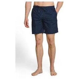 Badeshorts Tom Tailor, Herren, Gr. XXL, N-Gr, blau shades, Web, Obermaterial: 100% Polyester. Futter: 100% Polyester, gemustert, Badehosen Badeshorts, mit Minimal-Print