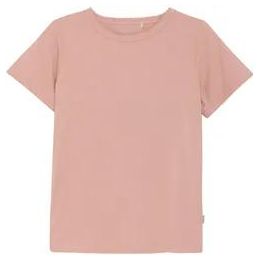 T-Shirt Minymo "T-Shirt MIBlouse", Damen, Gr. 140, rosa (misty rose), Obermaterial: 93% Viskose CV. 7% Elasthan EL., Blusen T-Shirt