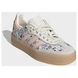Sneaker Adidas ORIGINALS "Adidas LIBERTY LONDON SAMBA", M&auml;dchen, Gr. 36, sanftes wei&szlig;, blush pink, gum 3, Leder, Synthetik, Textil, Schuhe Sneaker, f&uuml;r Kinder & Jugendliche