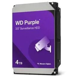 Western Digital interne HDD-Festplatte "WD44PURZ", ohne farbbezeichnung, 4 TB, Festplatten