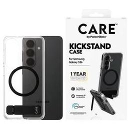 CARE BY PANZERGLASS Handyh&uuml;lle "Urban Explorer Case mit Kickstand/Qi f&uuml;r Samsung Galaxy S26", transparent, Samsung Galaxy S26, H&uuml;llen, Backcover, Schutzh&uuml;lle, Handyschutzh&uuml;lle, Case, Schutzcase, sto&szlig;fest