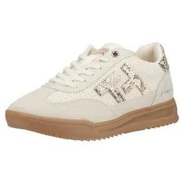 Sneaker Tom Tailor "Tom Tailor Sneaker Lederimitat/Textil", Herren, Gr. 36, beige, Lederimitat, Textil, Schuhe Sneaker