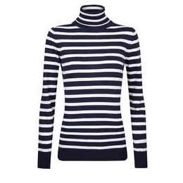 Rollkragenpullover FELIX HARDY "Rollkragenpullover", Damen, Gr. M, navy, 100% Baumwolle, Pullover Rollkragenpullover