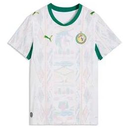 Trainingsshirt Puma "Senegal 2026 Heimtrikot Damen", Damen, Gr. XL, wei&szlig; wild gr&uuml;n, Obermaterial: 100% Polyester. Kragen: 100% Polyester. Einsatz: 100% Polyester, regular fit, Rundhals, Shirts