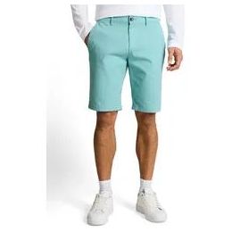 Webshorts Tom Tailor, Herren, Gr. 30, N-Gr, river teal, Web, Obermaterial: 98% Baumwolle, 2% Elasthan, unifarben, regular fit kniefrei, Hosen, mit Stretch