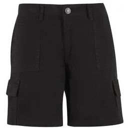 Cargoshorts Urban Classics "Urban Classics Ladies Cotton Cargo Shorts", Damen, Gr. 29, Normalgr&ouml;&szlig;en, schwarz, 98% Baumwolle, 2% Elasthan, unifarben, normal, Hosen