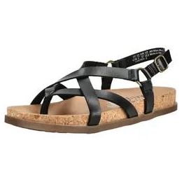 Zehentrenner Blowfish "Blowfish Sandalen Lederimitat", Herren, Gr. 41, schwarz, Lederimitat, Schuhe Zehentrenner