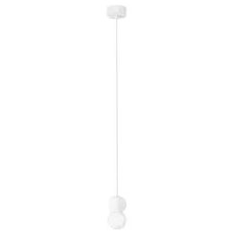 NOVA LUCE Pendelleuchte "ZERO", wei&szlig;, 1, &Oslash; 8cm H: 115cm, 1 Stk., Leuchten, Pendelleuchte