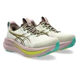 Laufschuh asics "GEL-NIMBUS 28 TR", Damen, Gr. 40,5, light dust, clay canyon, Synthetik, Schuhe Laufschuh