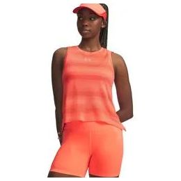Lauftop Under Armour "UA VELOCITI SINGLET", Damen, Gr. XL, electric tangerine,, reflective, Obermaterial: 100% Polyester, Tops, sportlicher Stil, f&uuml;r Lauftraining, f&uuml;r Erwachsene