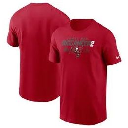 T-Shirt Nike "Nike T-Shirt Tampa Bay Buccaneers Nike Local Essential", Damen, Gr. L, rot, 100% Baumwolle, Shirts T-Shirt