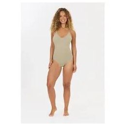 ENDURANCE ATHLECIA Badeanzug ATHLECIA "Richter", Damen, Gr. 34, taupe, 85% Polyamid, 15% Elasthan, Badeanz&uuml;ge Badeanzug, UV-Schutz