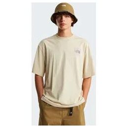 T-Shirt The North Face "M SUN OVERSIZE SHORT SLEEVE TEE-GRAPHIC", Herren, Gr. XL, desert stone, Obermaterial: 100% Baumwolle, normal, Rundhals, Shirts T-Shirt, sportlicher Stil, Kurzarm, f&uuml;r sportliche Aktivit&auml;ten und Freizeit