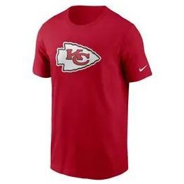 T-Shirt Nike "Nike T-Shirt Kansas City Chiefs Nike Logo Essential", Damen, Gr. XXL, rot, 100% Baumwolle, Shirts T-Shirt