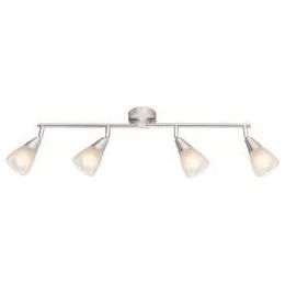 Globo LIGHTING Deckenstrahler "TADEUS", nickel matt, &Oslash; 7cm H: 60cm, 1 Stk., Leuchten, Deckenspot/Flur/Wohnzimmer/Schlafzimmer, Deckenstrahler