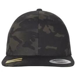Flex Cap Flexfit "Flexfit Unisex Classic Snapback Multicam", Gr. onesize, schwarz multicam, 98% Baumwolle, 2% Elasthan, Caps