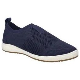 Slipper Josef Seibel "Caren 66, indigo", Damen, Gr. 45, blau (indigo), Obermaterial: 100% Textilmaterial TEXMAT., Schuhe Slipper