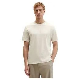 Marc O'Polo T-Shirt MARC O'POLO "aus Organic Cotton", Damen, Gr. 3XL, grau silk, Obermaterial: 100% Baumwolle, unifarben, Basic, regular fit, Rundhals, Umschlagbund, Shirts T-Shirt