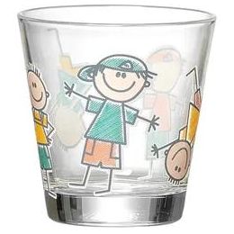 Ritzenhoff & Breker Kinderbecher RITZENHOFF & BREKER "Trinkglas Boys BEST FRIENDS 270 ml bunt", bunt, Glas, Trinkgef&auml;&szlig;e, Kinderbecher