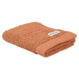 G&auml;stehandtuch Tom Tailor "G&auml;stetuch Color Bath Guest Towel 1er Pack" Gr. S, orange (koralle), B:30cm, Obermaterial: 100% Baumwolle CO., Handt&uuml;cher