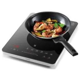 WMF Einzel-Induktionskochplatte "KULT X Mono", schwarz, B:30,5cm H:4,8cm T:39cm, Kochplatten, 6 Direktwahlprogramme, Display, Timer-Funktion, &Uuml;berhitzungsschutz