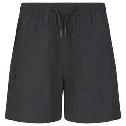 Shorts WHISTLER "Portus jr.", M&auml;dchen, Gr. 128, EURO-Gr&ouml;&szlig;en, schwarz, 95% Polyamid, 5% Elasthan, unifarben, kurz, Hosen Shorts, Komfort