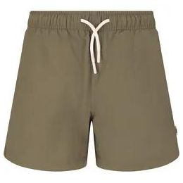 Badeshorts NOU "Eyemouth jr. V2", Kinder, Gr. 152, EURO-Gr&ouml;&szlig;en, gr&uuml;n, olivgr&uuml;n, 100% Polyamid, Badehosen Badeshorts, mit integrierter Innenhose