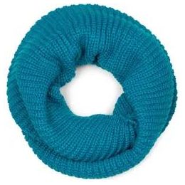 Strickschal styleBREAKER "Unifarbener Feinstrick Loop", Damen, blau (petrol), Obermaterial: 100% Polyacryl PAN., Modisch, Modet&uuml;cher