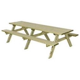 Garten-Essgruppe Plus "Kombim&ouml;bel, TOPSELLER", beige (natur), B:155cm H:71cm T:300cm, FSC-zertifizierter Holzwerkstoff, Stahl, Sitzm&ouml;bel-Sets, 300x155x71/45 cm, mit Klappsitzen