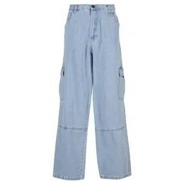 Cargohose Southpole "Southpole Southpole Cargo Denim Pants", Damen, Gr. 32, Normalgr&ouml;&szlig;en, light washed, 100% Baumwolle, unifarben, relaxed fit, Hosen Cargohose