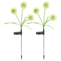 LED Gartenleuchte Maximex "Modell Pusteblume", mehrfarbig, B:9cm L:75cm, Leuchten, LED Gartenleuchte, LED Gartenstecker, solarbetriebene Gartenbeleuchtung, 2 Einstellungen