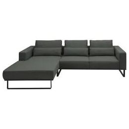 Ecksofa Musterring "JustB PM100", anthrazit, B:292cm H:88cm T:185cm, 100% Polyester, Sofas, Ecksofa, Auf schwarzen Metallkufen, 292 cm breit - erh&auml;ltlich in 6 Farben