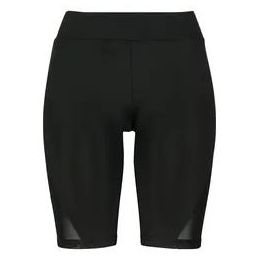 Stoffhose Urban Classics "Urban Classics Damen Ladies Tech Mesh Cycle Shorts", Damen, Gr. 4XL, US-Gr&ouml;&szlig;en, schwarz, 80% Polyamid, 20% Elasthan, unifarben, slim fit, Hosen Stoffhose