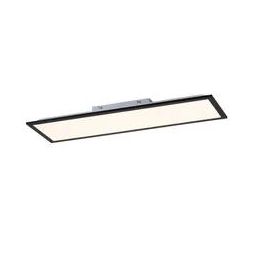 JUST LIGHT Deckenleuchte "FLAT", schwarz, 1, 1 Stk., Leuchten, LED, LED Panels
