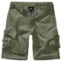 Stoffhose BRANDIT "Brandit Herren Kids BDU Ripstop Shorts", M&auml;dchen, Gr. 122/128, Normalgr&ouml;&szlig;en, olive, 100% Baumwolle, unifarben, relaxed fit, Hosen Stoffhose