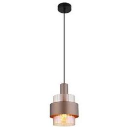 Globo LIGHTING H&auml;ngeleuchte "MILLEY", schwarz, 1 Stk., Leuchten, H&auml;ngelampe/Pendelleuchte/Esszimmer/Wohnzimmer/Esstisch, H&auml;ngeleuchte