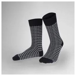 Socken Hudson "Socke Link", Damen, Gr. 39-42, blau (marine 0337), Obermaterial: 82% Baumwolle CO. 15% Polyamid PA. 3% Elasthan EL., Socken Socken