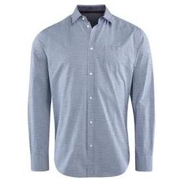Flanellhemd Stooker Men "HARLEY Hemd Langarm Regular Fit", Herren, Gr. 3XL, US-Gr&ouml;&szlig;en, check sky grau, Web, 100% Baumwolle, regular fit, Hemden, Langarm Hemd Regular Fit f&uuml;r Herren