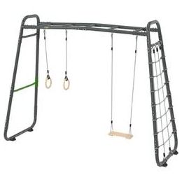 Schaukelkombination EXIT "GetSet Monkeybar MB210", grau, Schaukeln, KinderB:243cm H:248cm T:115cm, Stahl, B:243cm H:248cm T:115cm